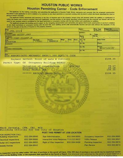Certificate of Occupancy Permits - Houston Permit Management and ...